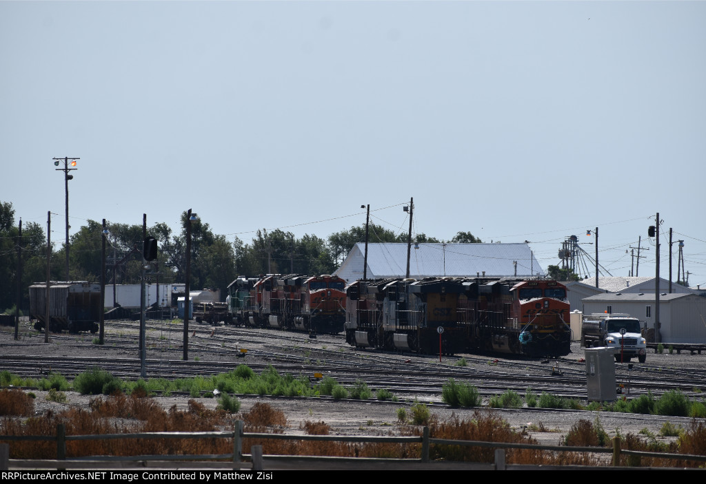 BNSF 4282 CSX 712 BNSF 3870 6527